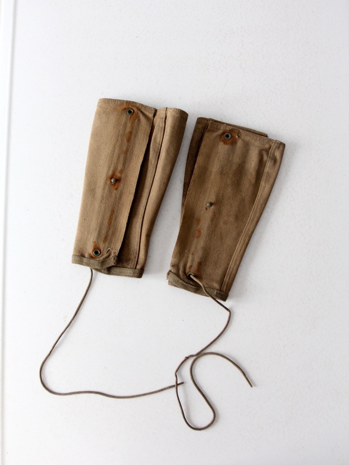 Vintage Canvas Military Spats - Etsy