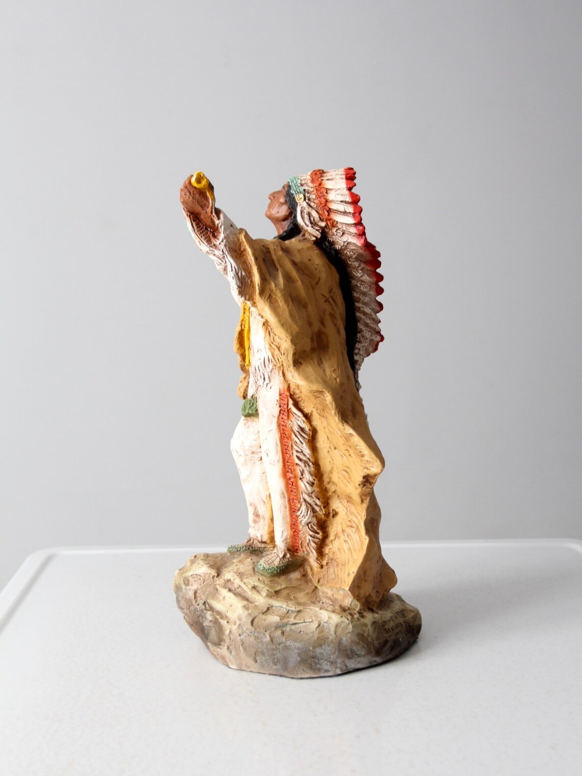 Native American Indian Chief Statue Universal Statuary Circa - Etsy