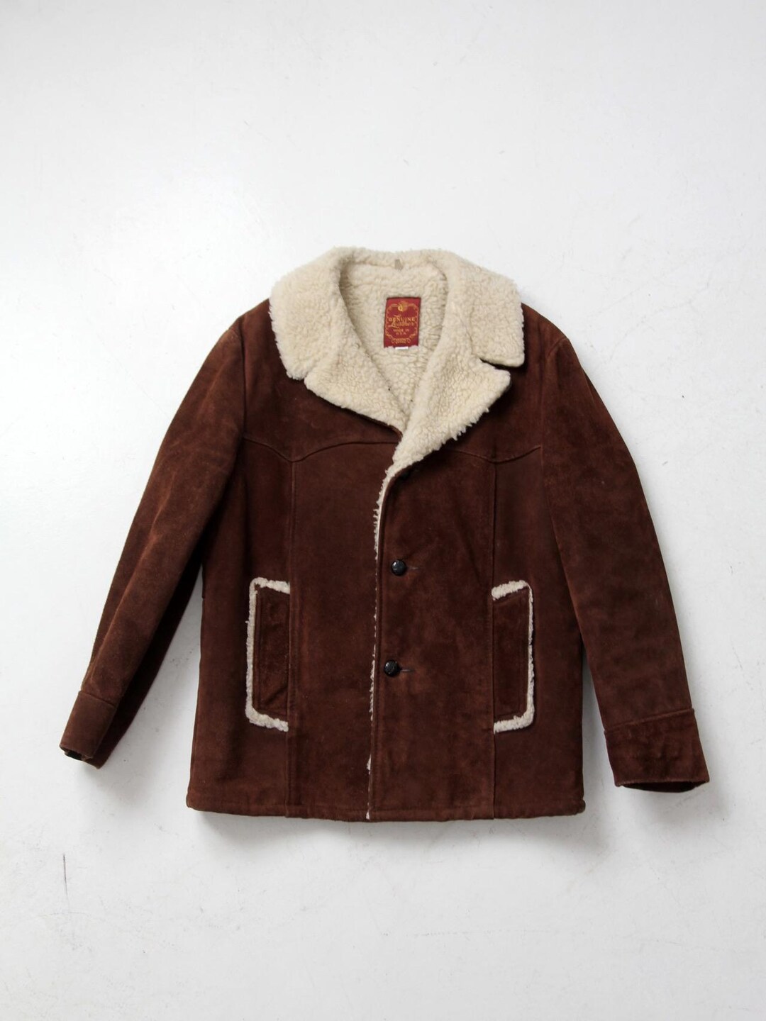 Vintage 70s Shearling Jacket - Etsy