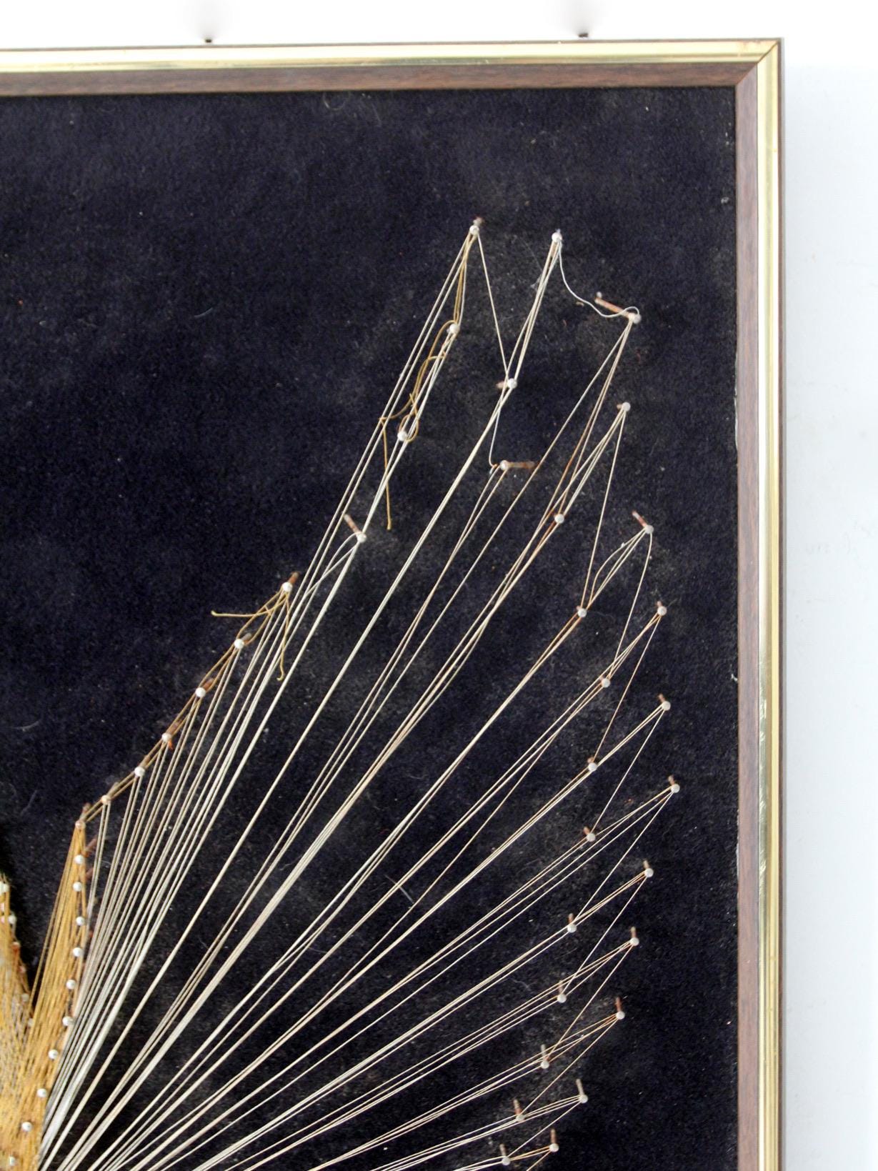 Vintage 70s American Eagle String Art Wall Hanging - Etsy