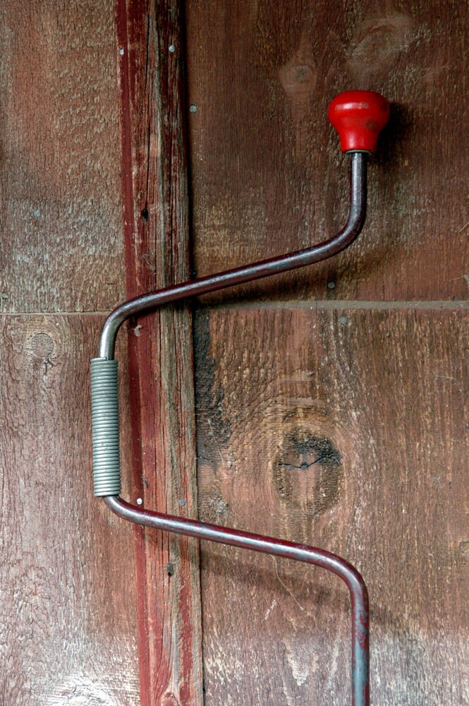 Antique Ice Auger Drill - Etsy