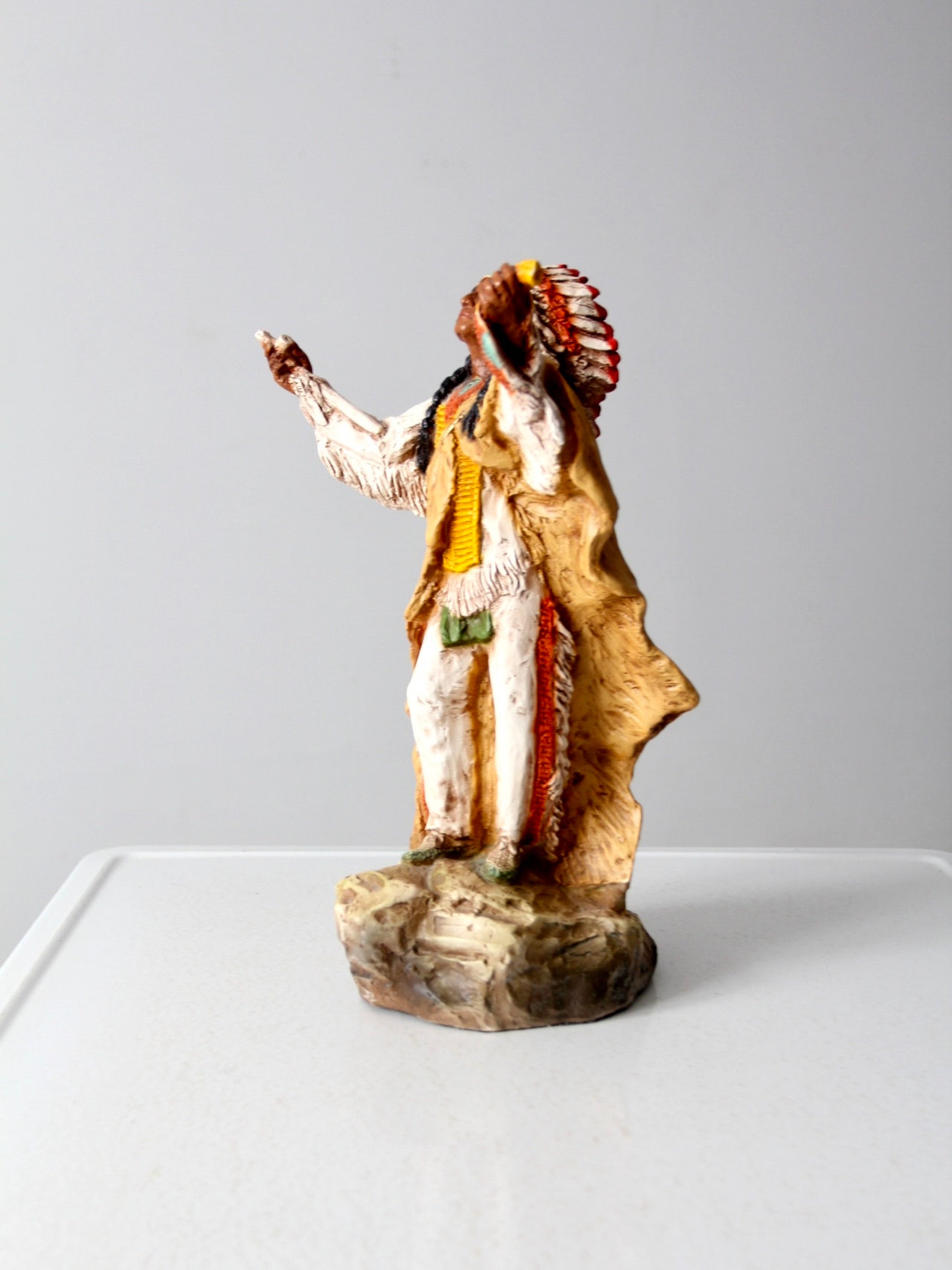 Native American Indian Chief Statue Universal Statuary Circa 1981 - Etsy