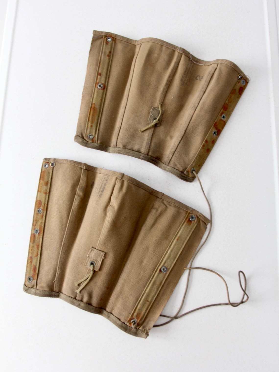 Vintage Canvas Military Spats - Etsy