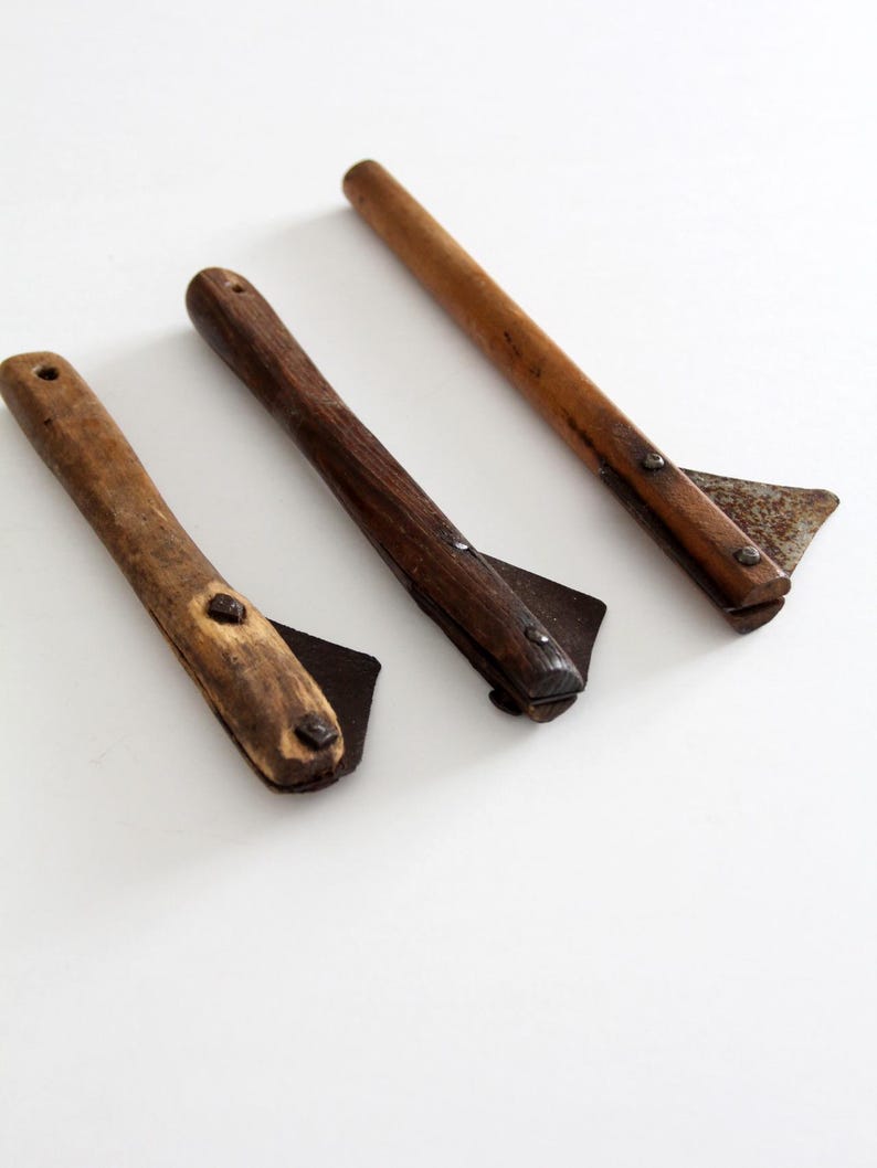 Antique Primitive Tools Set of 3 - Etsy