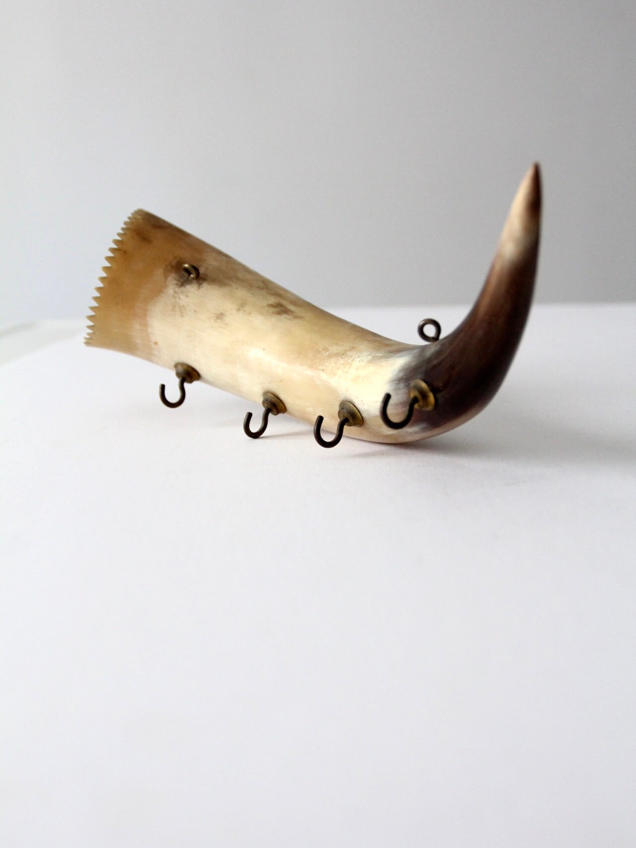 Vintage Horn Rack Key Holder - Etsy