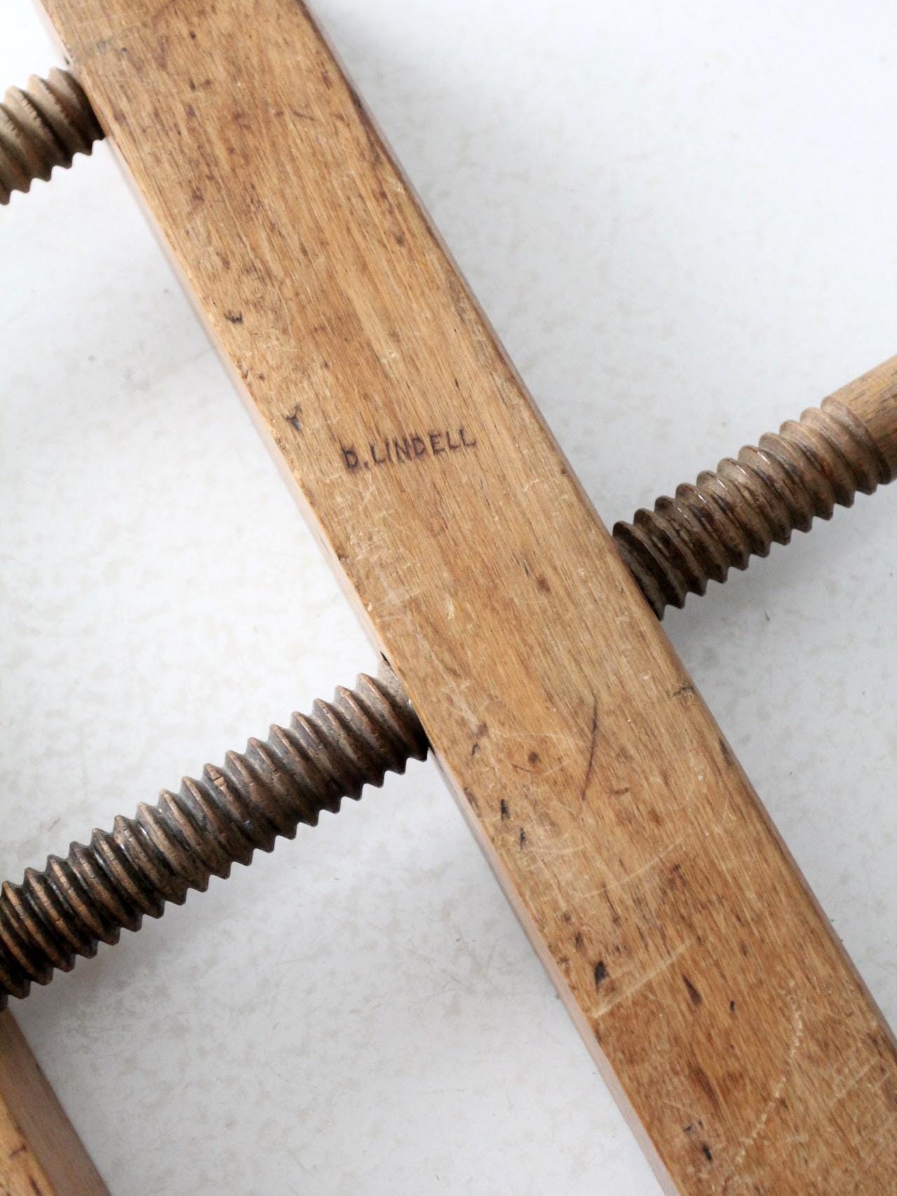 Antique Wood Hand-screw Clamp - Etsy