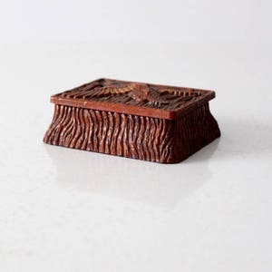 Vintage Syroco Style Box, Pheasant Faux Bois Box - Etsy