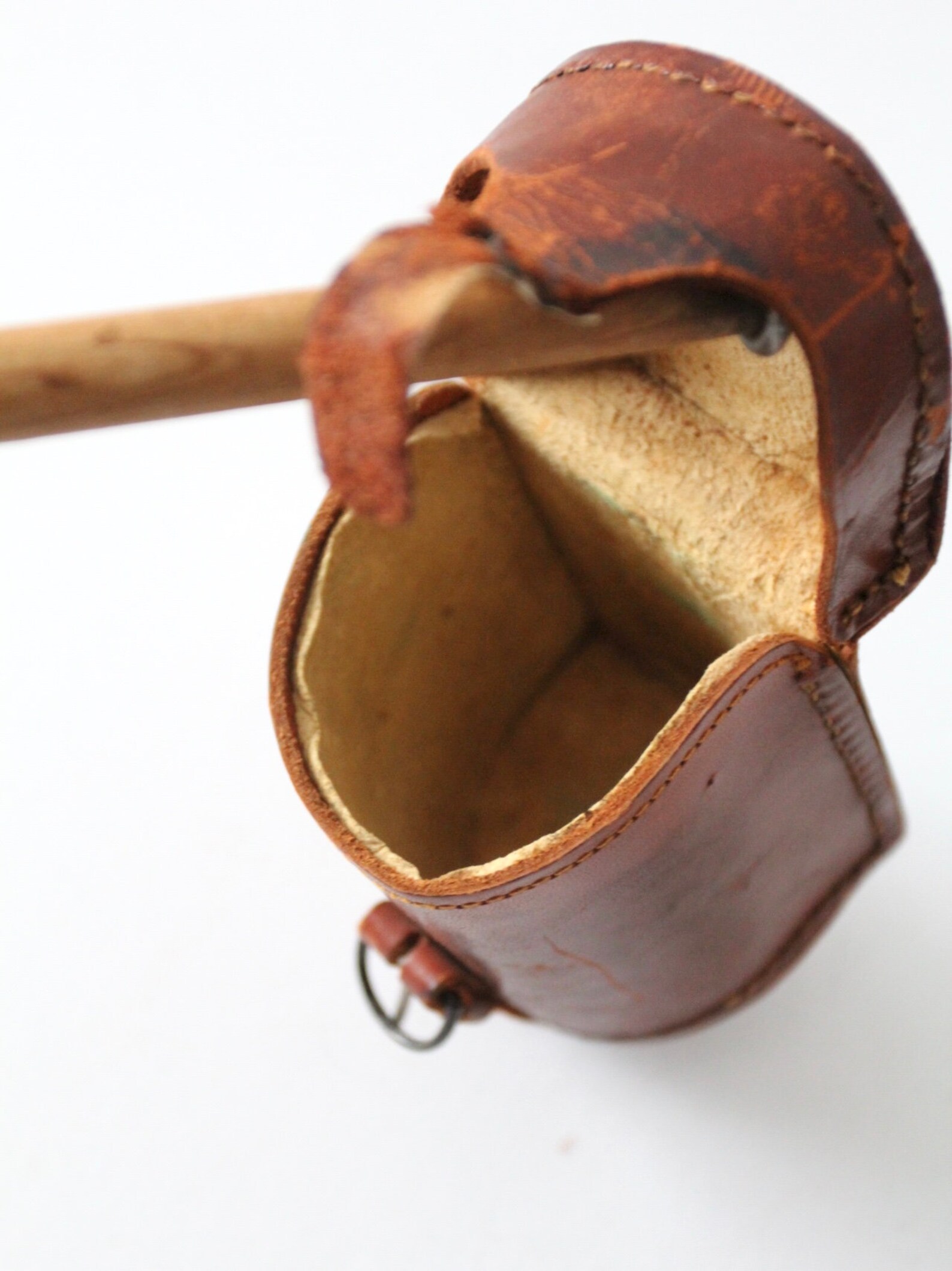 Vintage Leather Case, Belted Pouch Box - Etsy