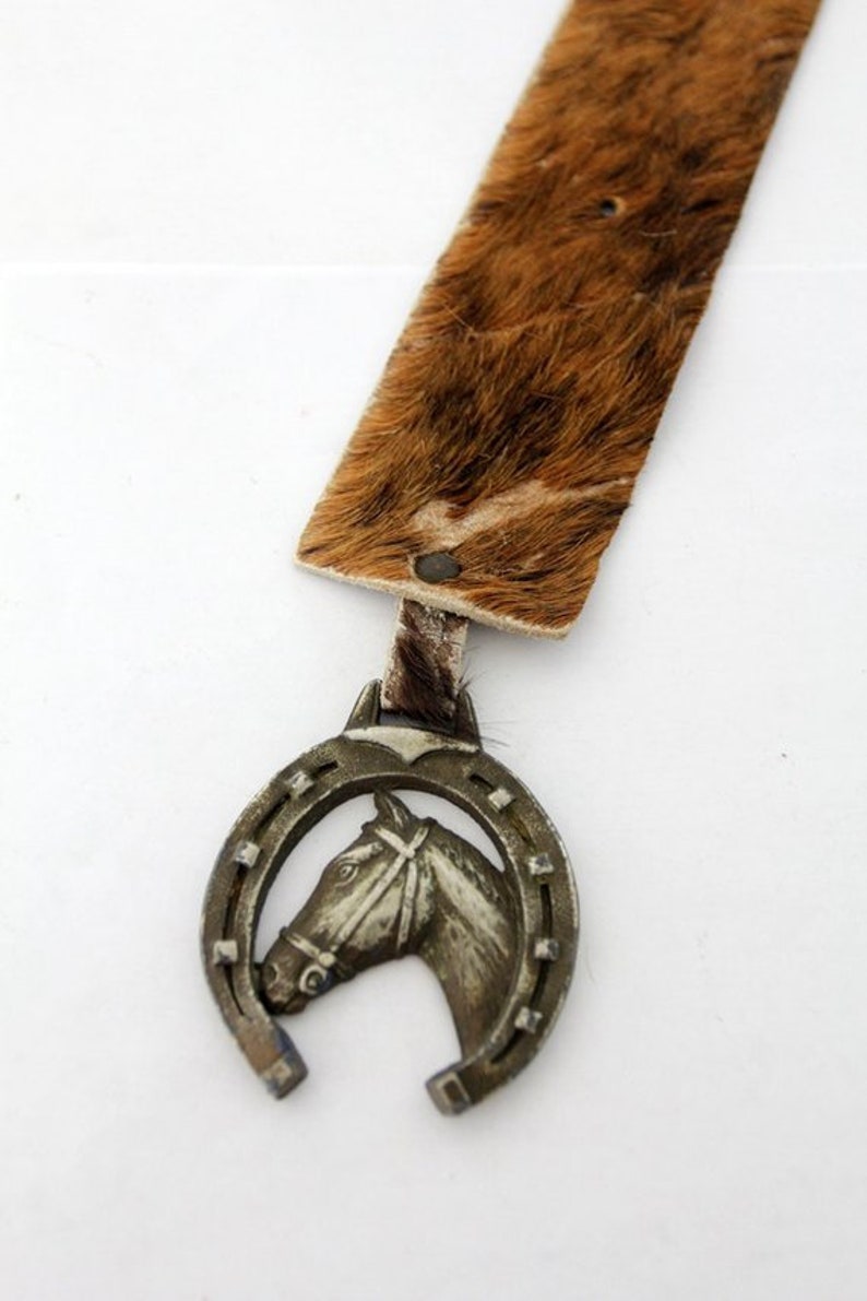 Vintage Equestrian Pony Skin Band Gaucho Handle Band - Etsy