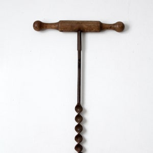 Antique Primitive T-handle Drill Auger - Etsy