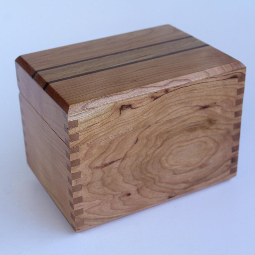 Cherry Recipe Box for 4x6 Cards, Removable Divider r110928j - Etsy