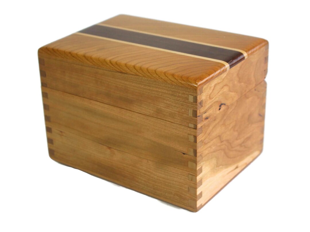 Cherry Recipe Box for 4x6 Cards, Divider rc110809e - Etsy