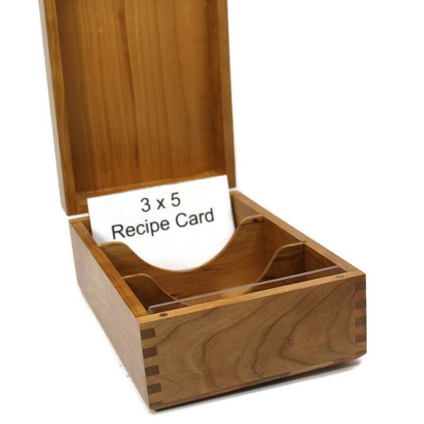 Large Recipe Box - Etsy