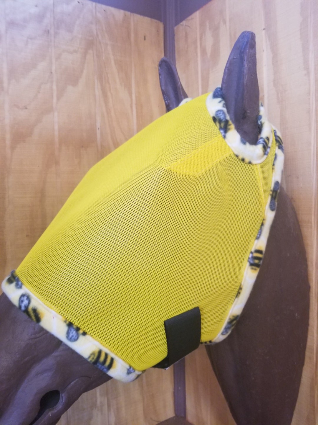 Custom Horse Fly Mask - Size Medium - Bright Yellow #445 Trim - Etsy