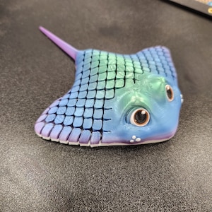 Unique 3D Printed Stingray, Manta Ray, Gift for Beach Lover, Ocean ...