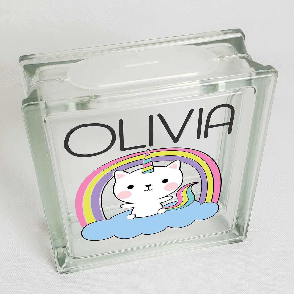 Kittycorn Girls Room Decor Kitty Unicorn Savings Piggy Bank - Etsy