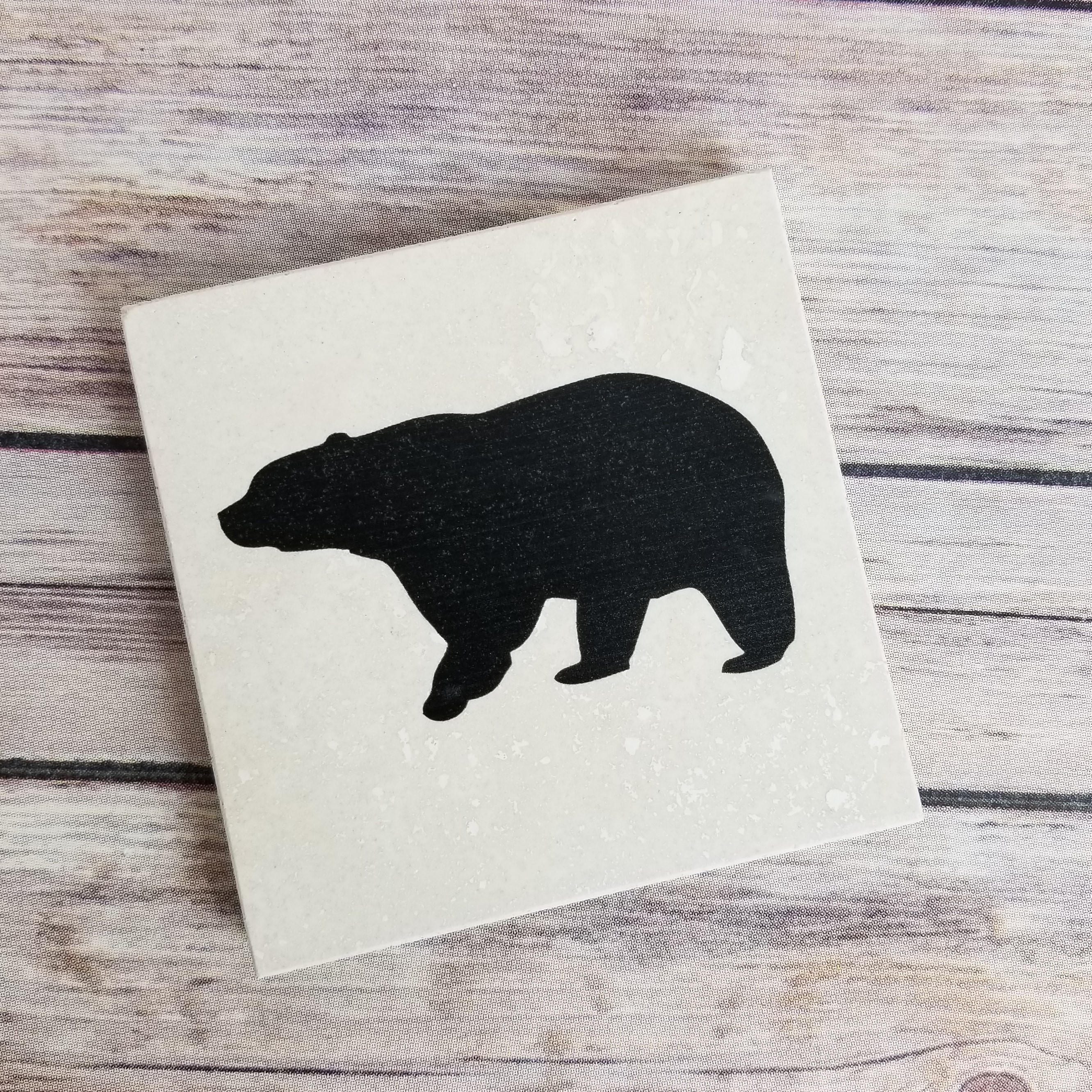 Cabin Decor Natural Stone Coaster Set Rustic Farmhouse Decor | Etsy