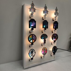 Night Light Display Board for Retail, Vendors, Craft Shows, 12 Outlet ...