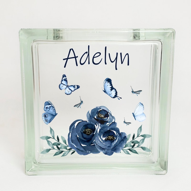 Blue Butterfly in a Jar - Etsy