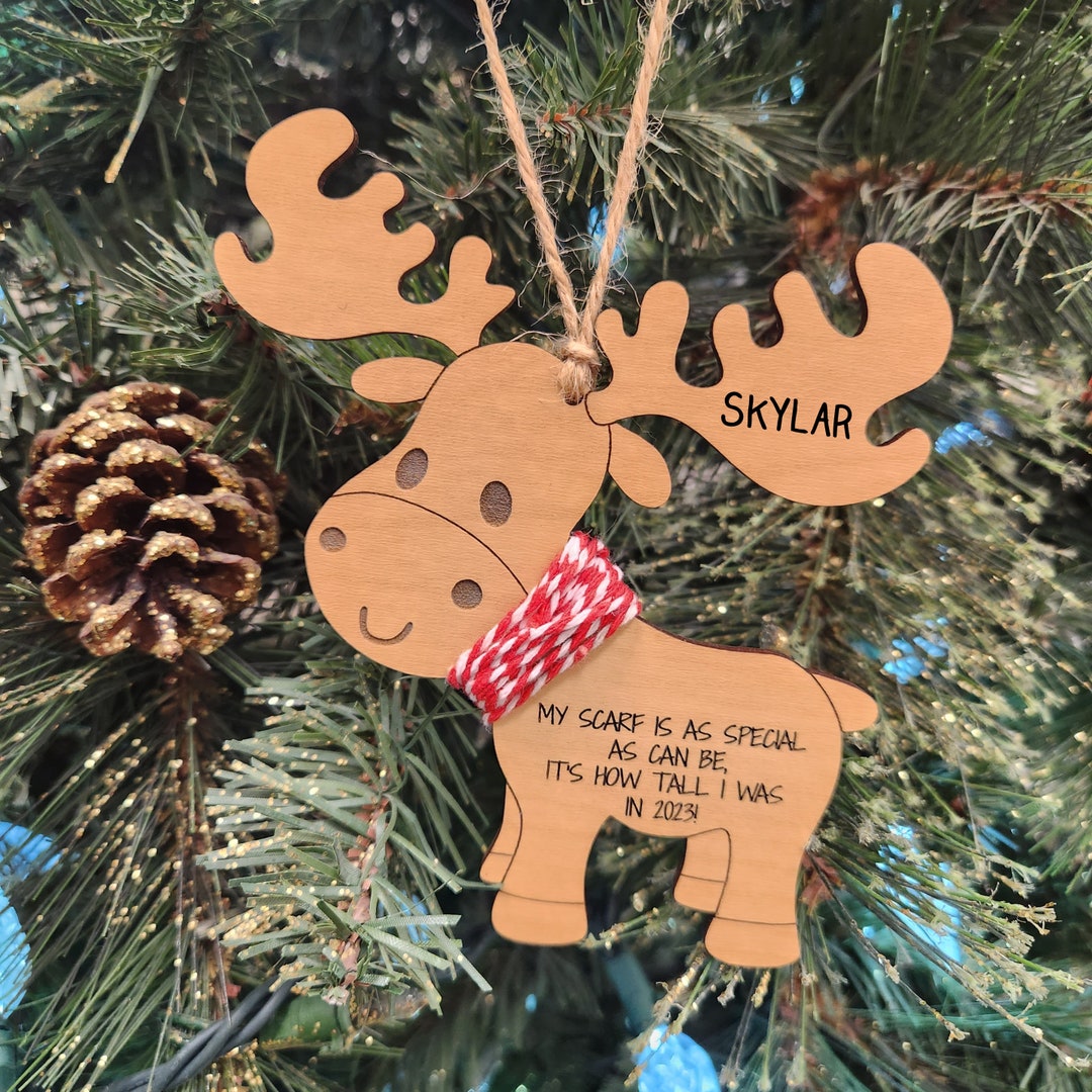 Personalized Christmas Keepsake Child's Height Measurement Ornament ...