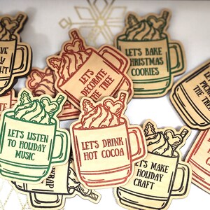 Kids' Christmas Fun Activity Tokens, Set of 24 Holiday Tokens, Kids ...