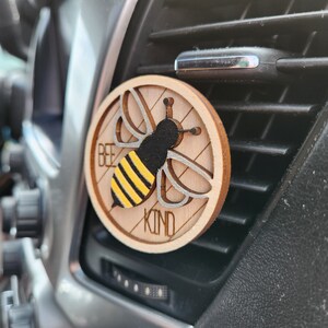 Honey Bee Car Accessory, Air Freshener for Car, Vent Clip Diffuser With ...