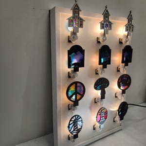 Night Light Display Board for Retail, Vendors, Craft Shows, 12 Outlet ...