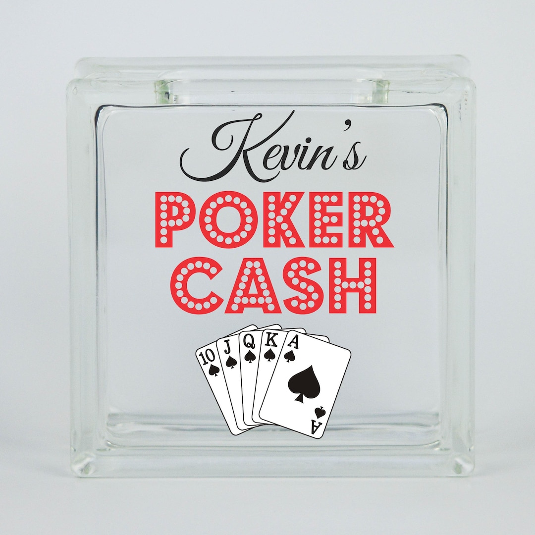 Poker Fund, Personalized Casino Savings Coin Jar, Unique Gift Idea for ...