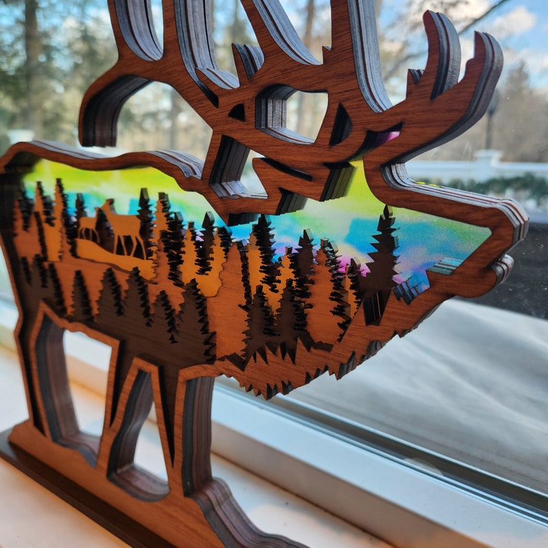 Layered Wood Art - Etsy