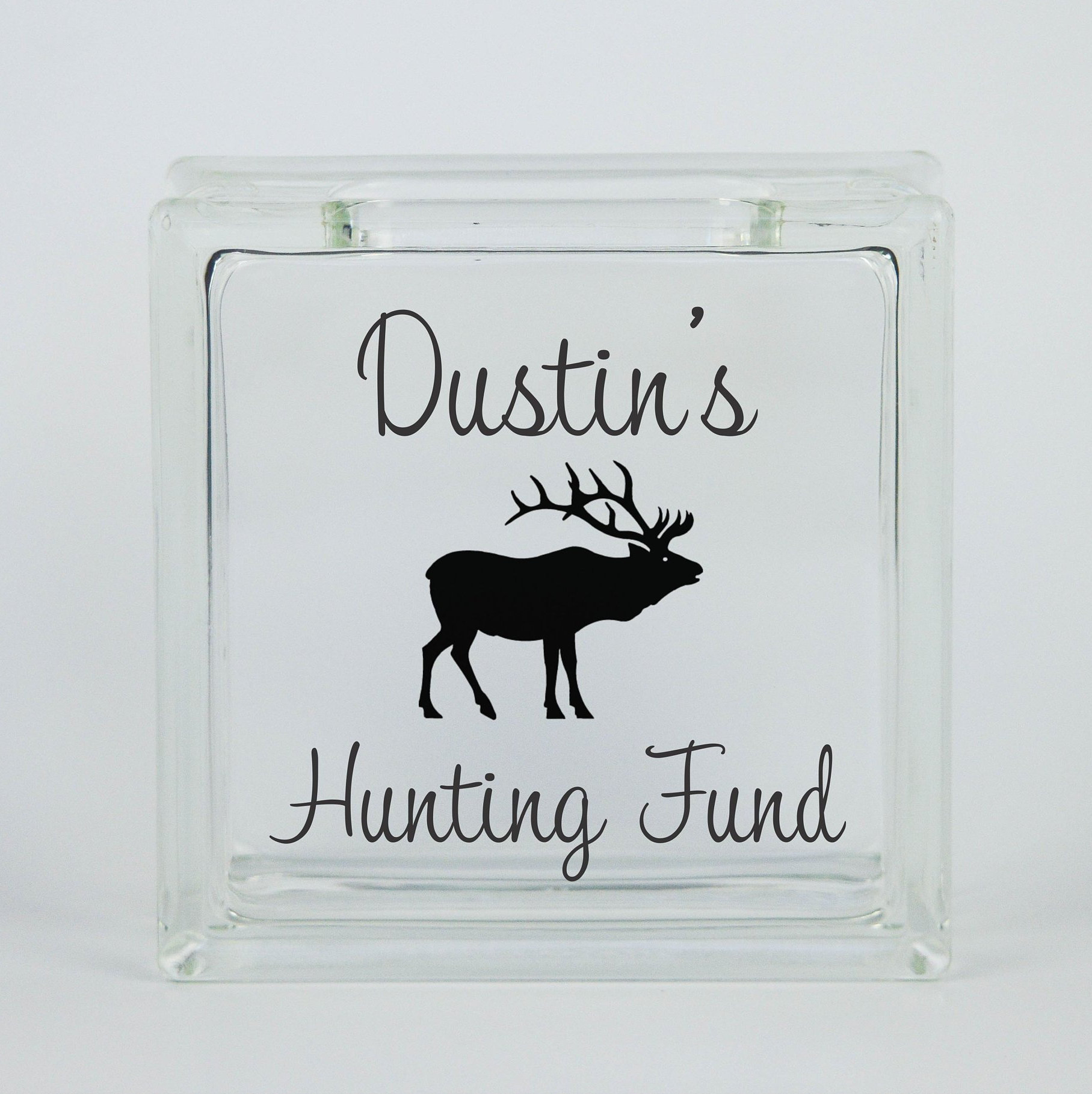 Hunting Savings Coin Jar - Personalized Gift for Hunter - Gift for Him ...
