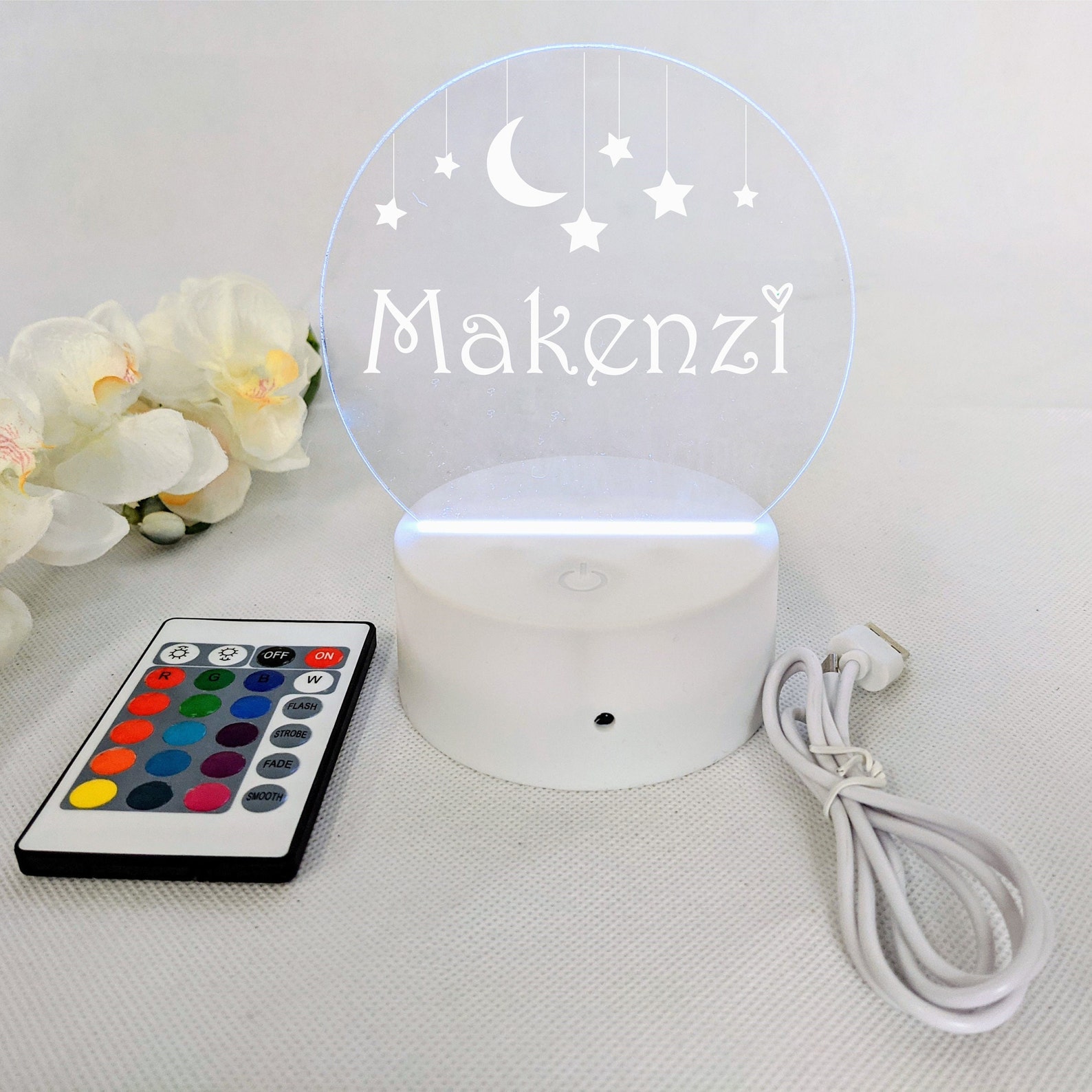 Personalized Night Light Gift for Girl Granddaughter Niece - Etsy