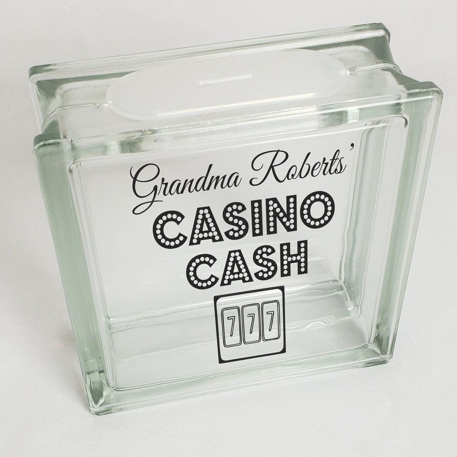 Personalized Casino Savings Coin Jar Unique Gift Idea for | Etsy