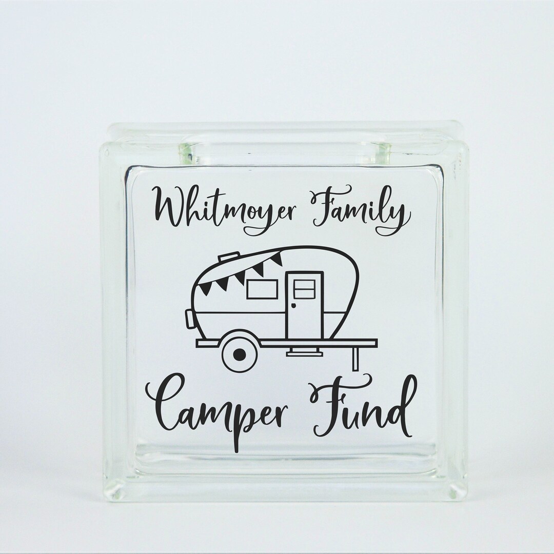 Family Camper Fund Savings Bank - Coin Jar - Savings Coin Jar ...
