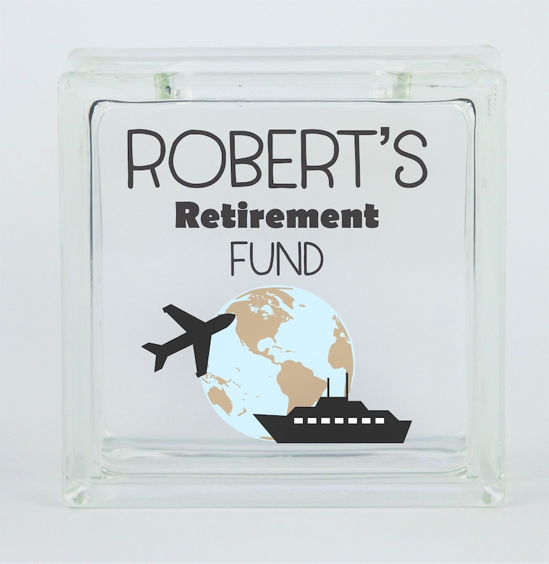 Personalized Retirement Gift Savings Jar for Retirement Fund - Etsy