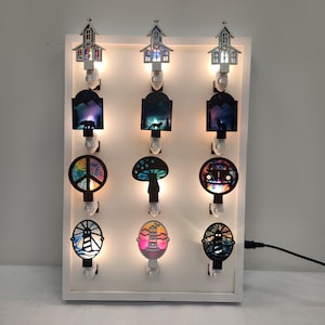 Night Light Display Board for Retail, Vendors, Craft Shows, 12 Outlet ...