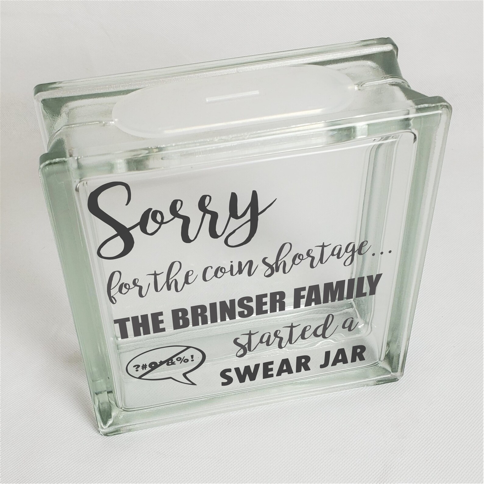 Family Swear Jar Savings Bank With Lid Savings Jar | Etsy