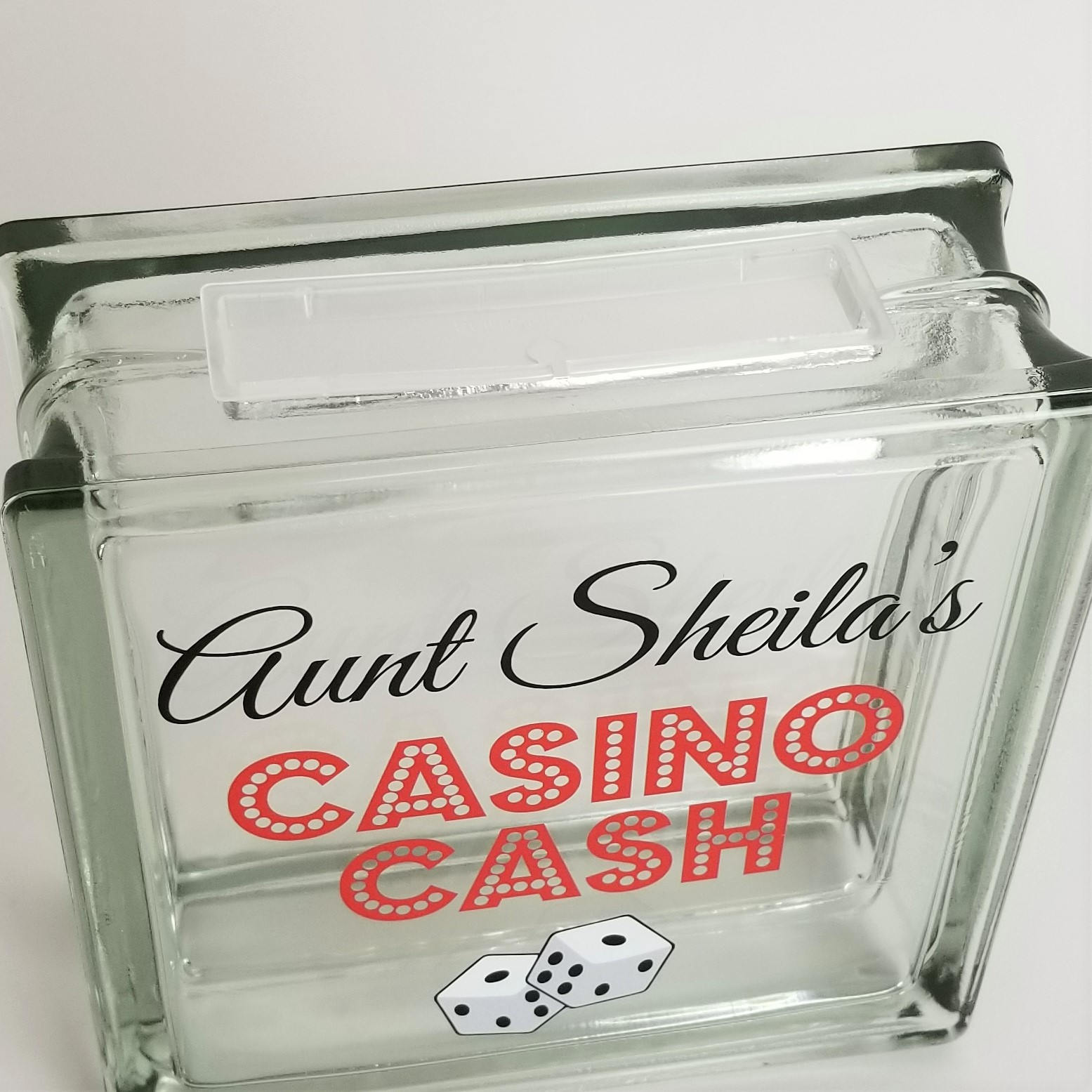 Funny Gambler Gift, Personalized Casino Savings Coin Jar, Birthday Gift ...