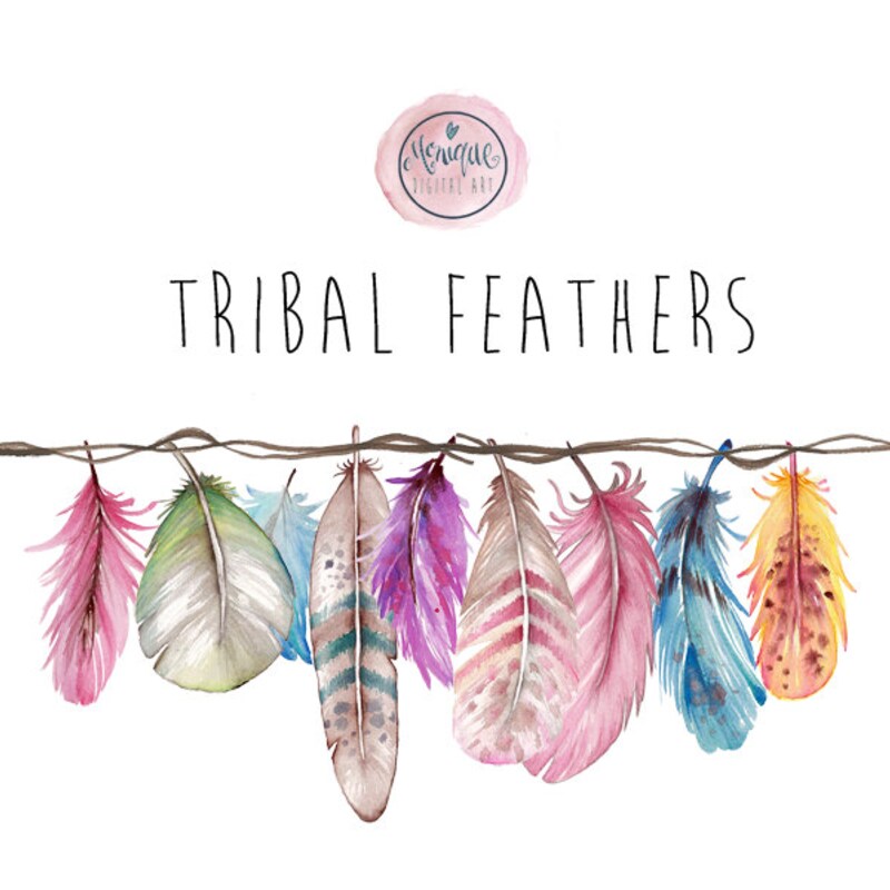 Colorful Feathers - Etsy