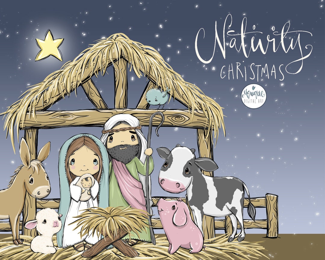 Clipart Of Nativity Figures