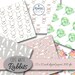 Rabbit Digital Paper Pack, Cute Bunny, Clip Art, Watercolor Nursey ...