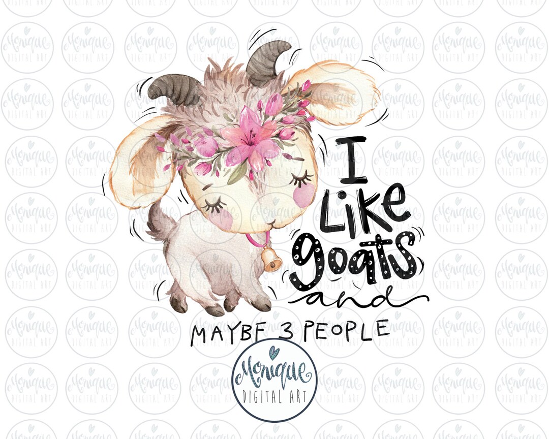 Goat Sublimation Design Download, Digital Download, Commercial Use ...