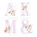 Alphabet Watercolor, Hand Painted Letters, Hand Painted Alphabet ...