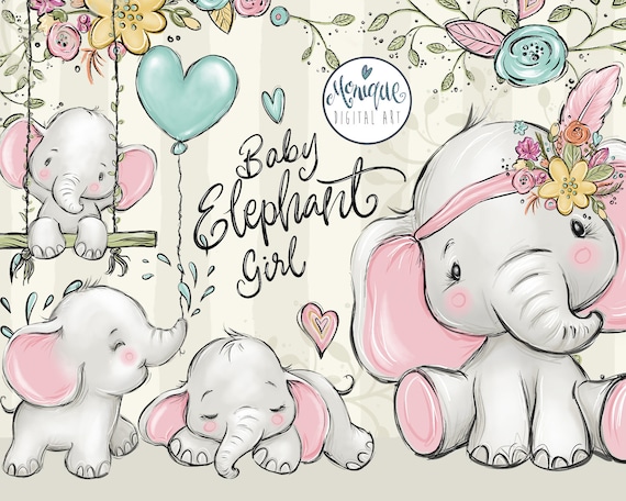 Elephant Baby Clip Art