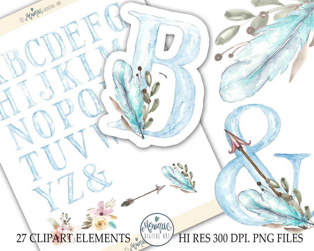 Alphabet Watercolor, Hand Painted Letters, Hand Painted Alphabet ...