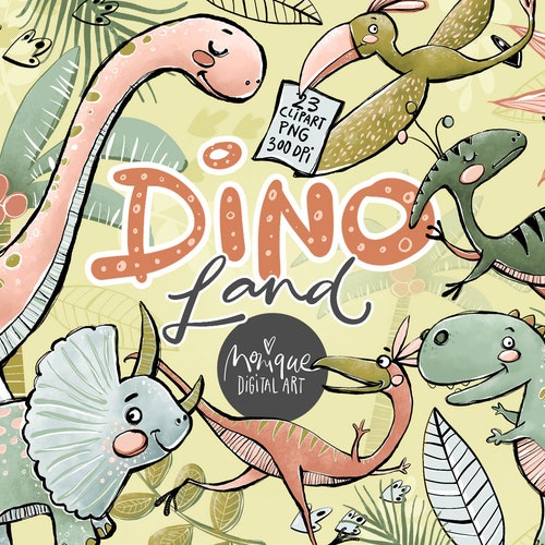 Dinosaur Clipart Dino Clipart Boy Birthday Clipart T Rex - Etsy