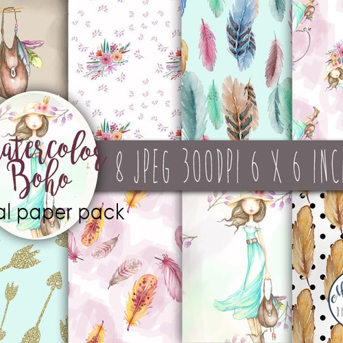 Baby Elephant Digital Paper Pack. Cute Elephants Printable | Etsy