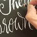 Chalk Lettering Lesson, Calligraphy Lesson, Calligraphy Tutorial ...