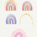 Rainbow Clipart, Watercolor, Rainbow Painted, Pastel Rainbows ...