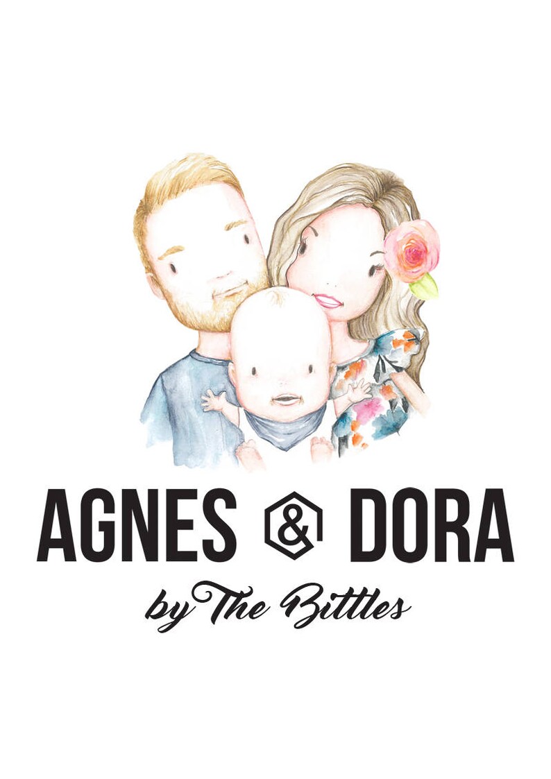 Custom Logo Design Made To Order Logo Watercolor Logo cute | Etsy