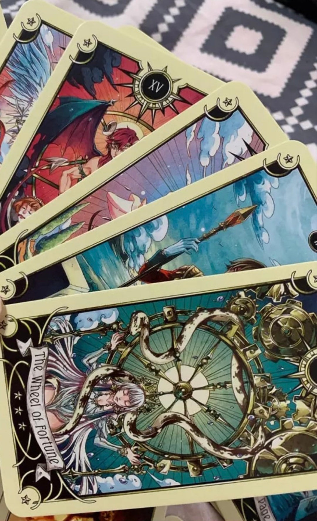 Manga Tarot Card Set - Etsy